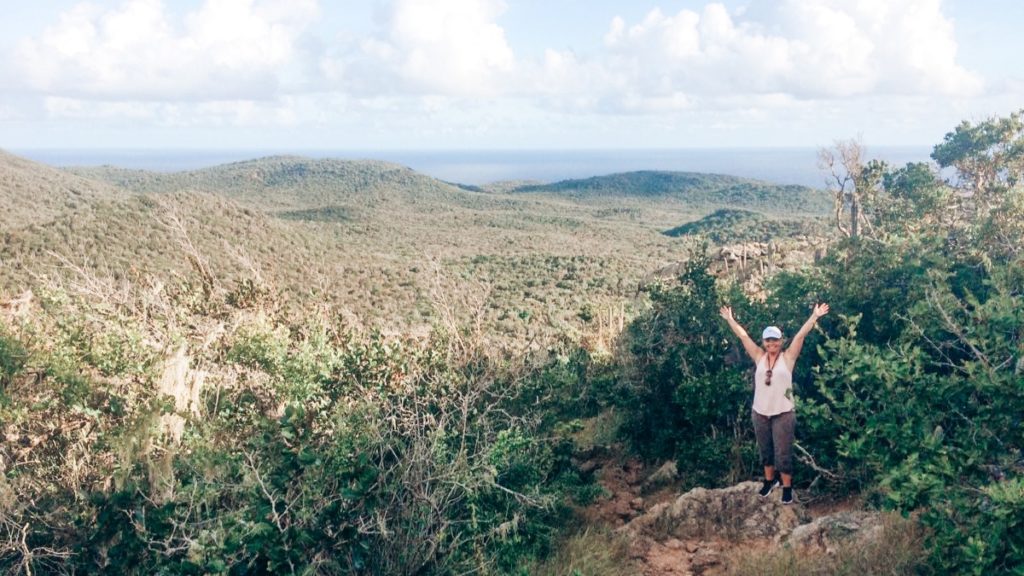 Christoffelberg Curaçao beklimmen | Kim around the World